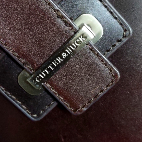 Cutter & Buck VINTAGE Leather Men's Briefcase/Document Case Accessories